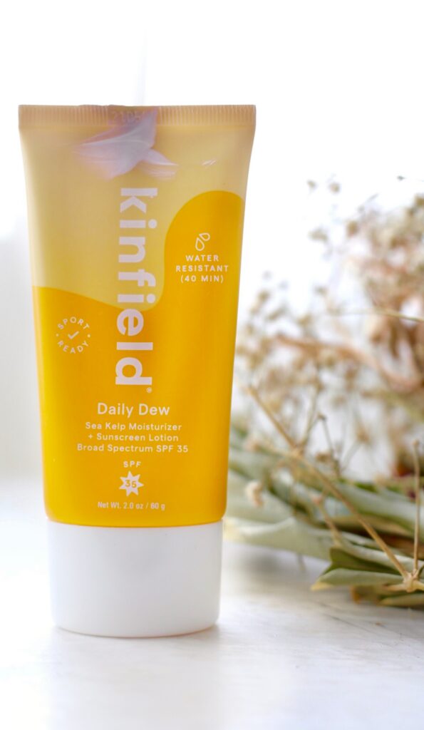 Kinfield Sunscreen Review 2022 - ORGANIC BEAUTY LOVER